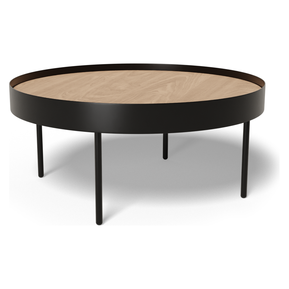 Round Black Tao Coffee Table: Stylish & Durable Design