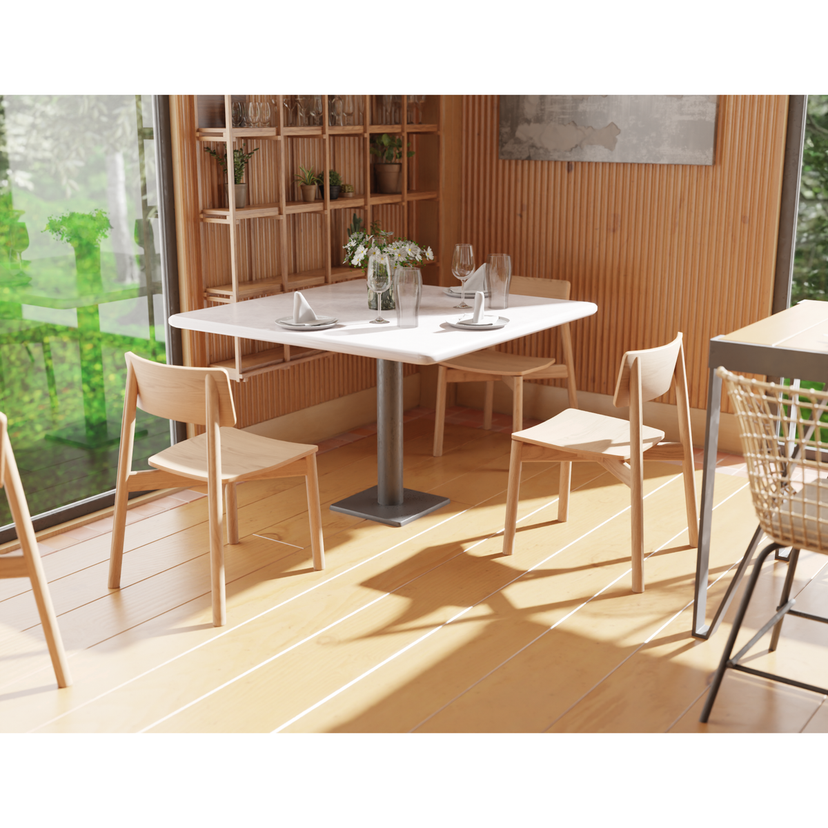 Andi Dining Chair: Stylish Wooden Seating for Hospitality – Sit Back ...