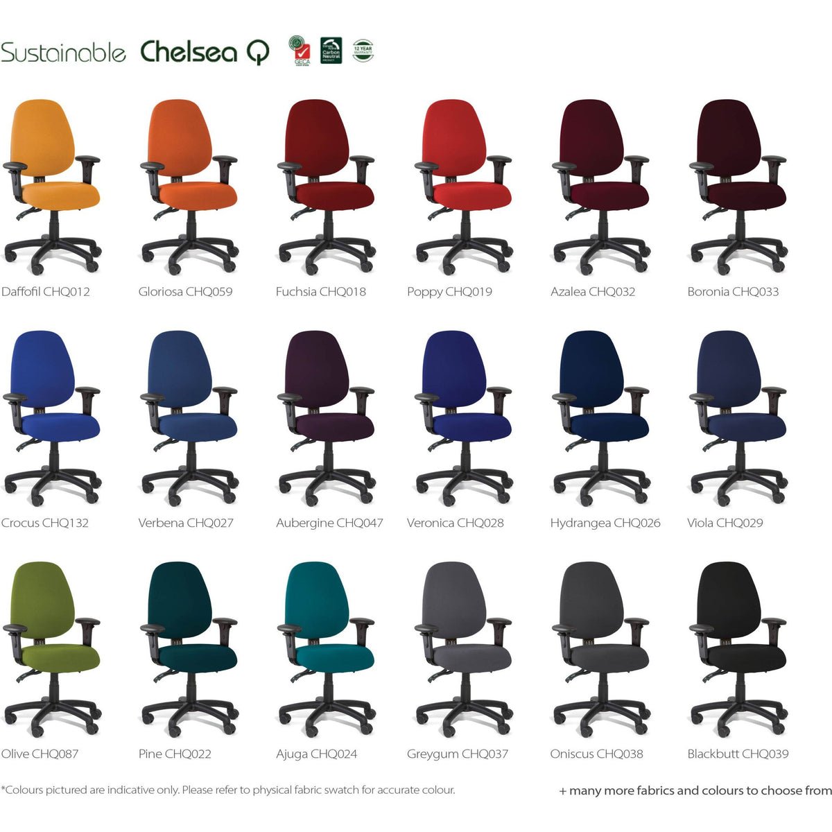 Inc High Back Chair - Ergonomic & Certified