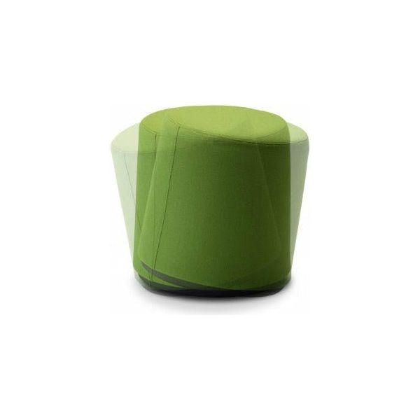 Cone Ottoman: Organic Shapes & Rocking Base Upholstery