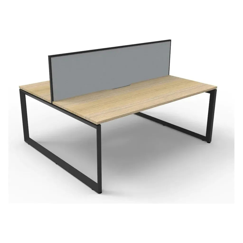 Deluxe Rapid Infinity 2 Person Double Sided Workstation Loop Leg With