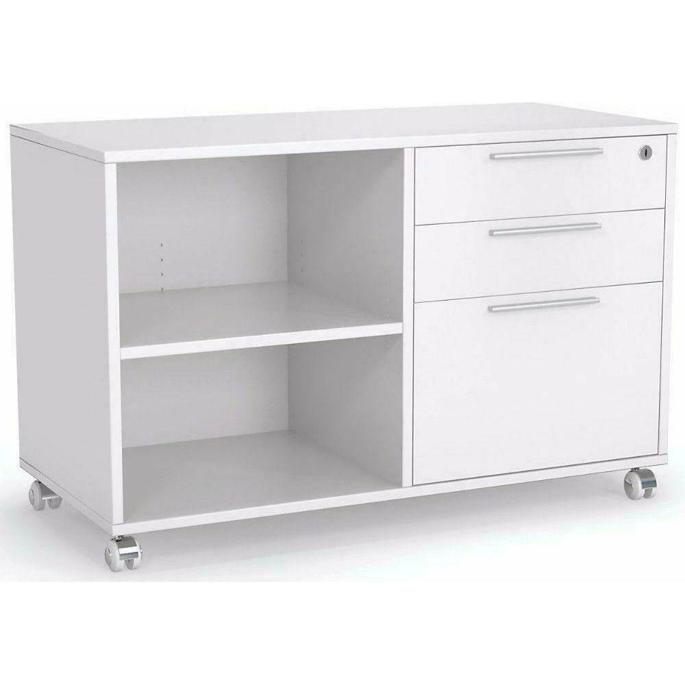 Caddy Mobile Bookcase with Drawer & Adjustable Shelves